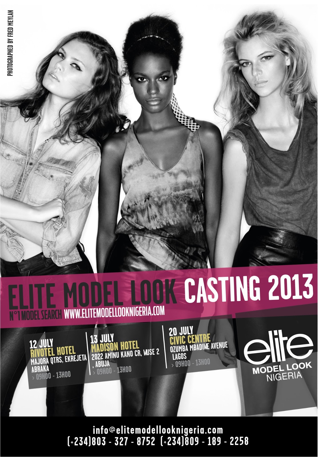 Maestro's Media: REGIONAL CASTING ELITE MODEL LOOK 2013