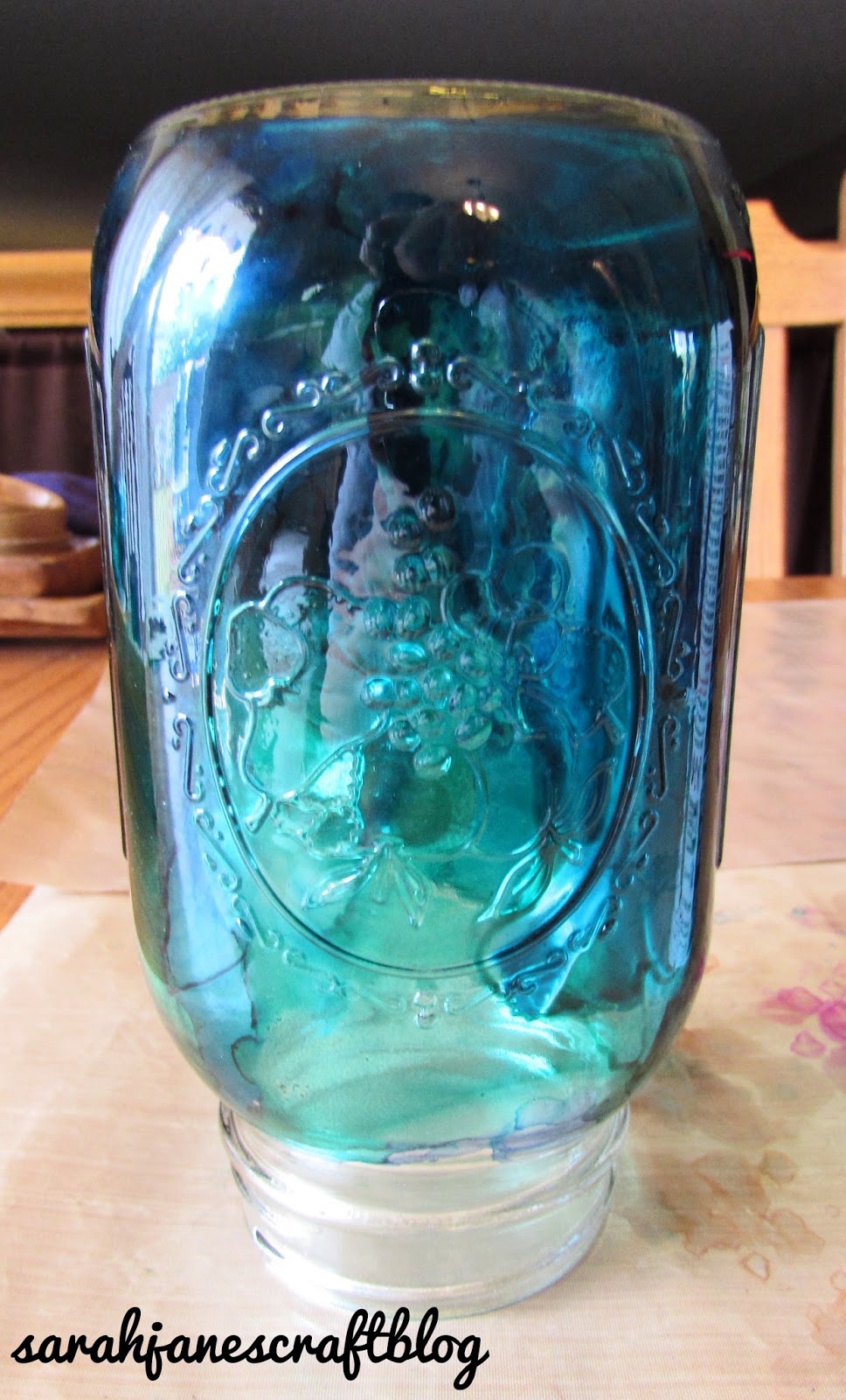 Alcohol Ink Mason Jar