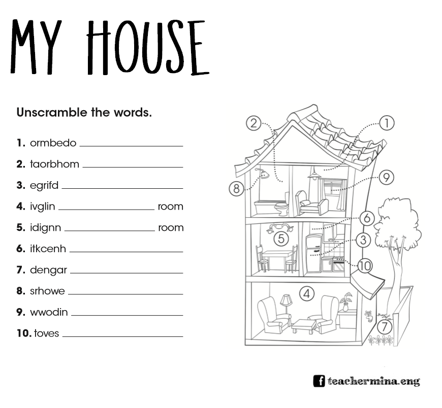 Teachermina: [activity] my house