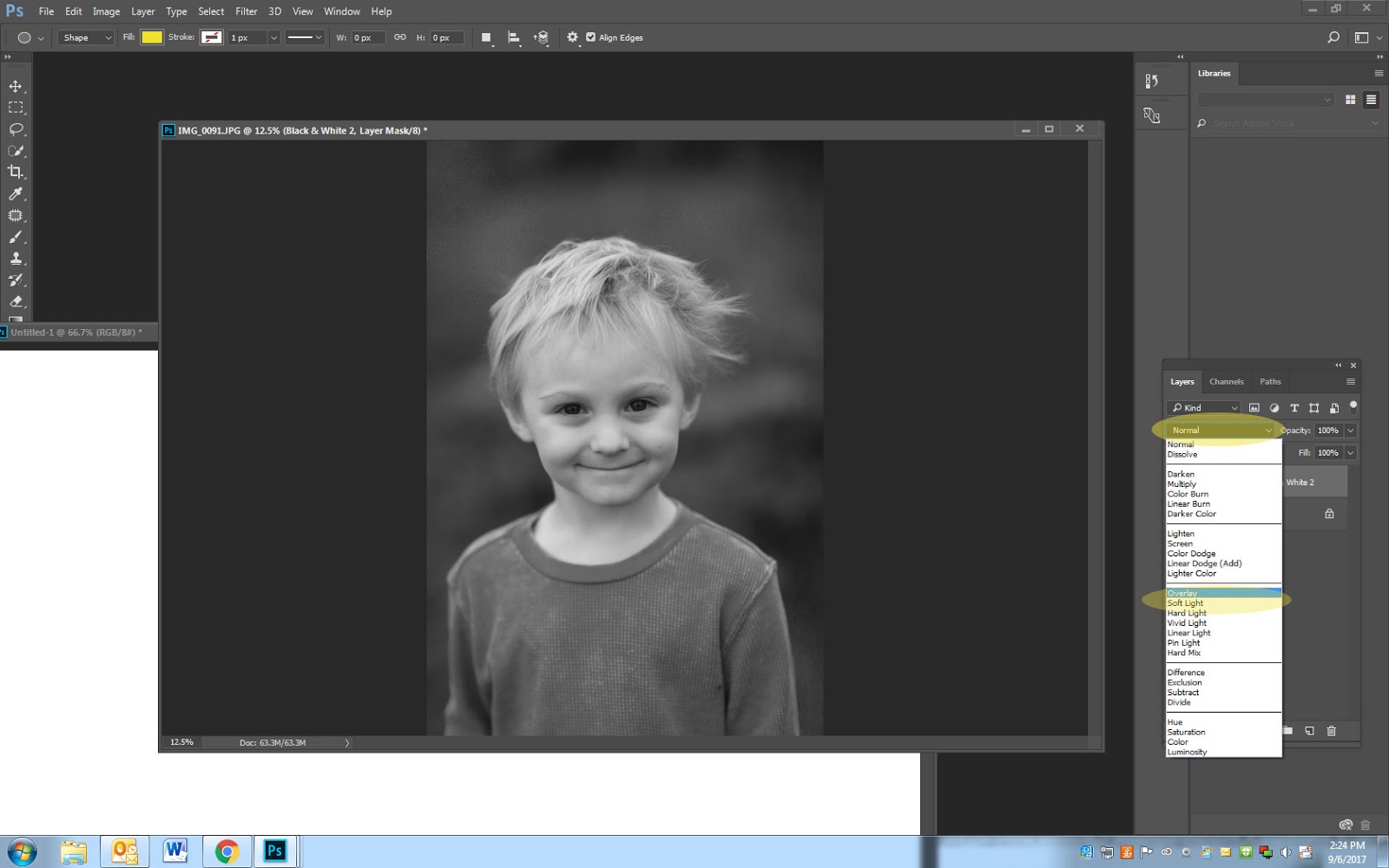 High Contrast Editing - CVHS Photography