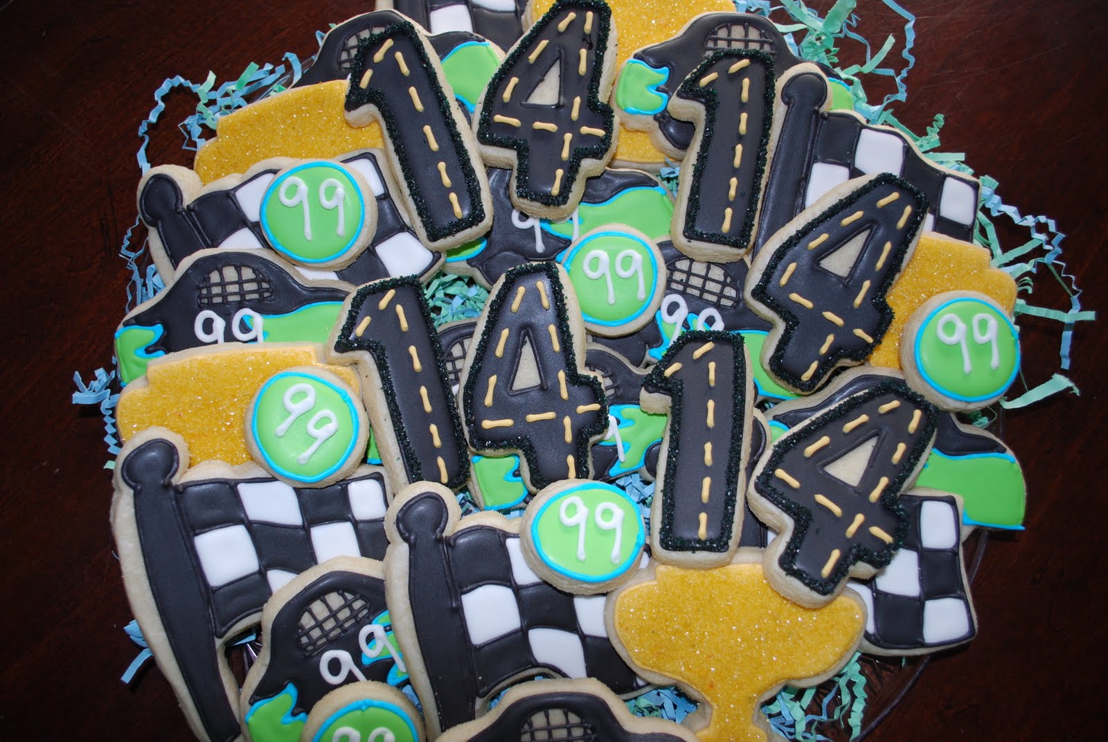 Sweet Cakes: NASCAR Cookies