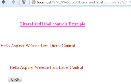 Web Forms Controls in ASP.NET(I) | MY.NET Tutorials
