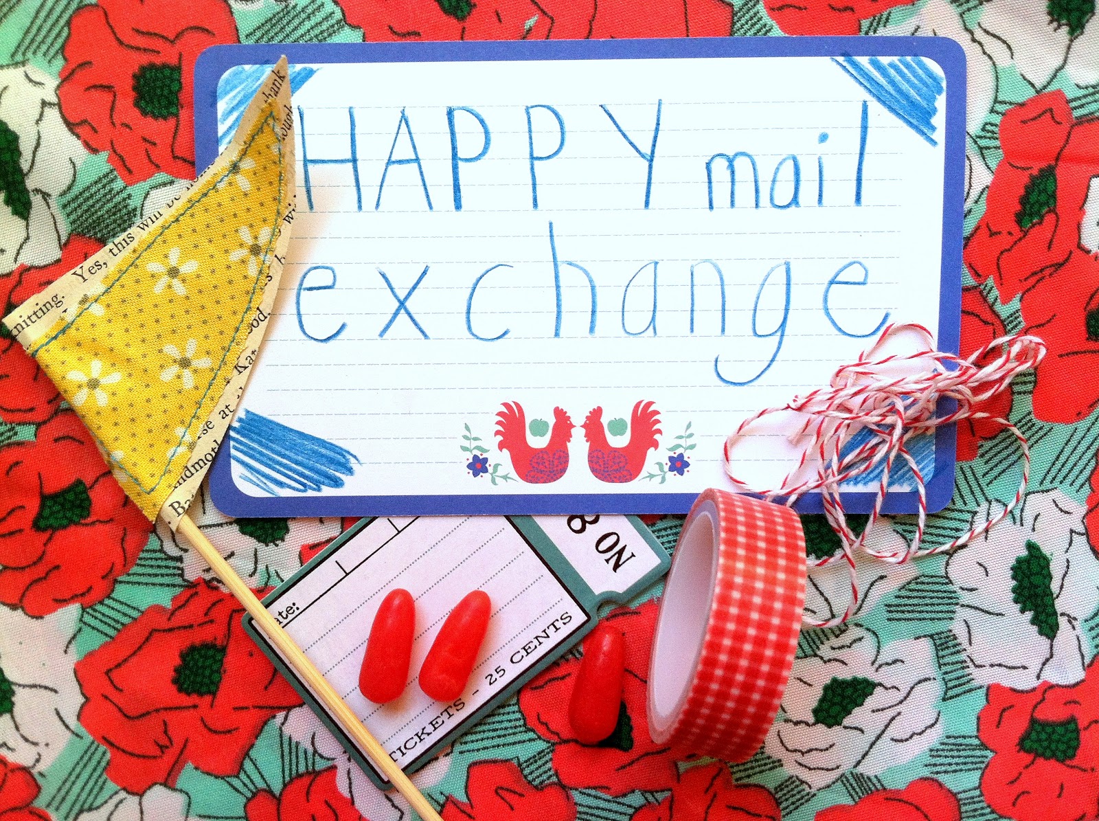 The Rosy Life: (DIY) Happy Mail Exchange