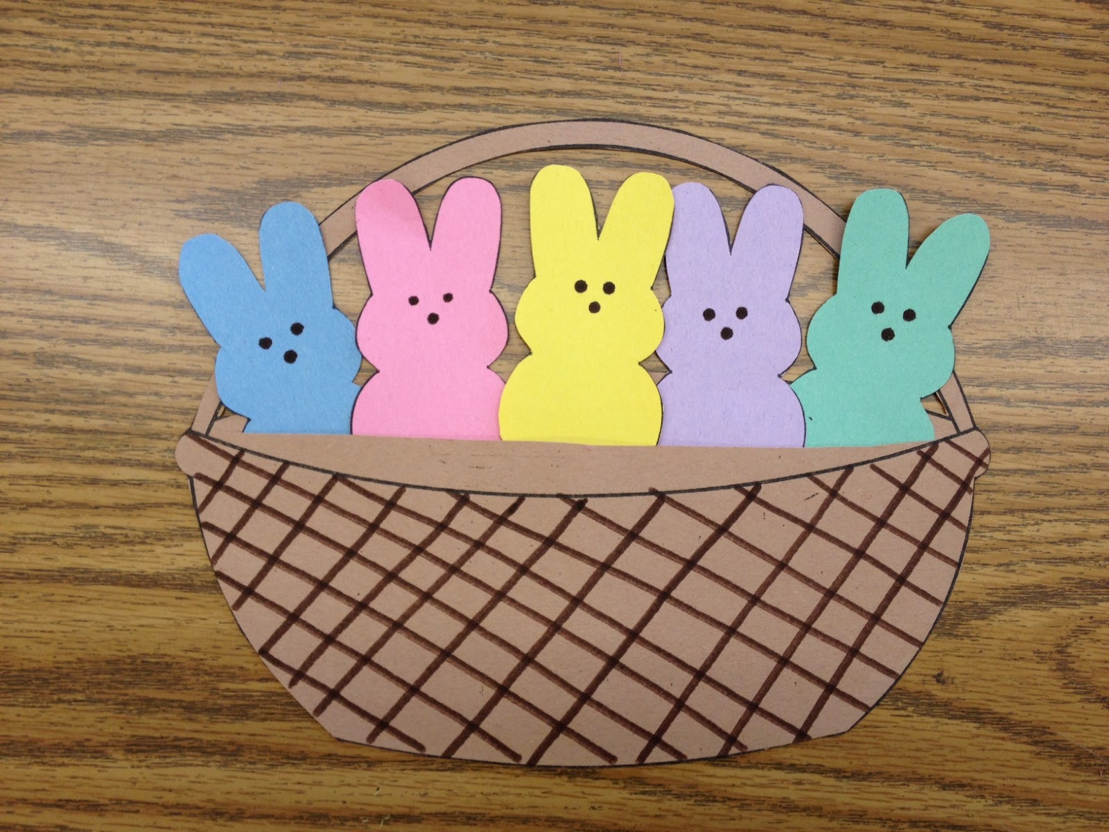 Marshmallow Peep Craft - Apples & ABC's