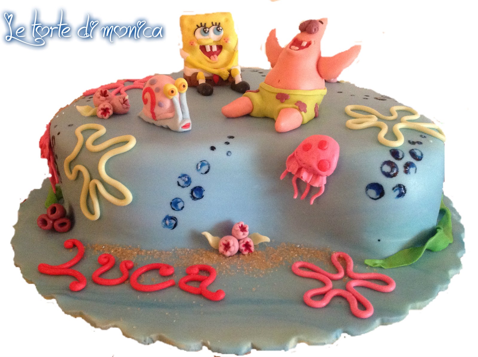 Le torte di monica: TORTA SPONGEBOB