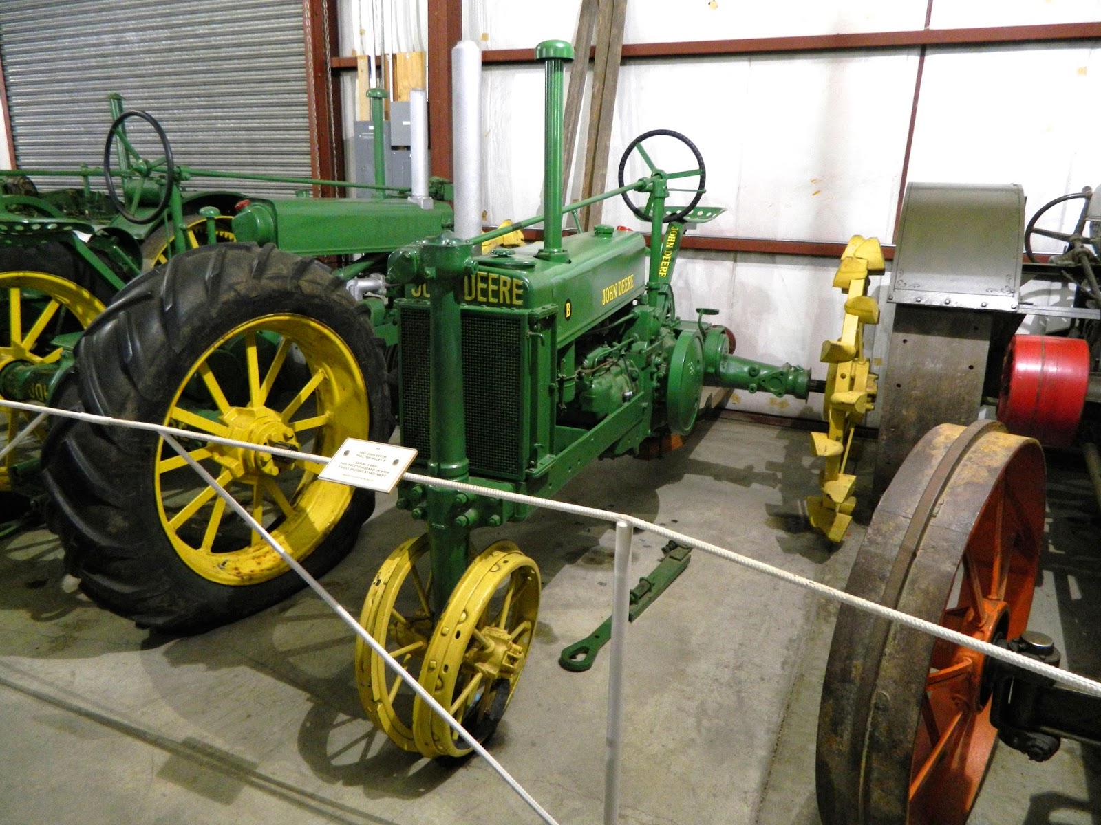Stuhr Museum of the Prairie Pioneer's Tractors: 1935 John Deere Model B ...
