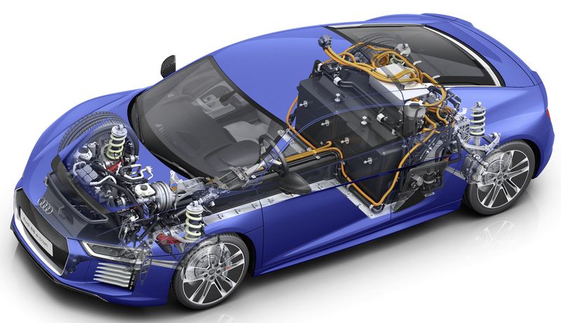 Close-up: Audi R8 e-tron Powertrain [VIDEO] | Electric Vehicle News