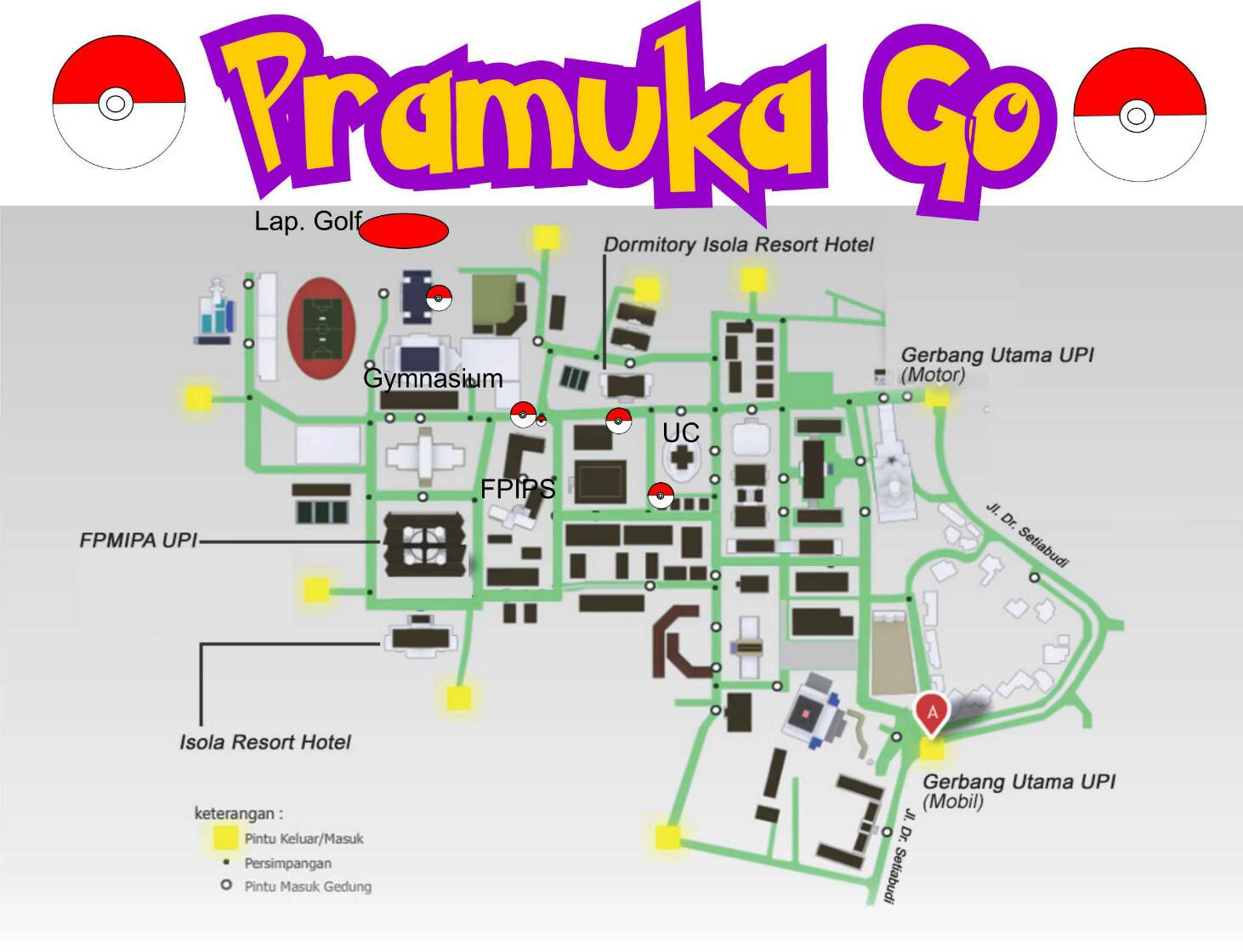 Racana UPI bersama "Pramuka Go"