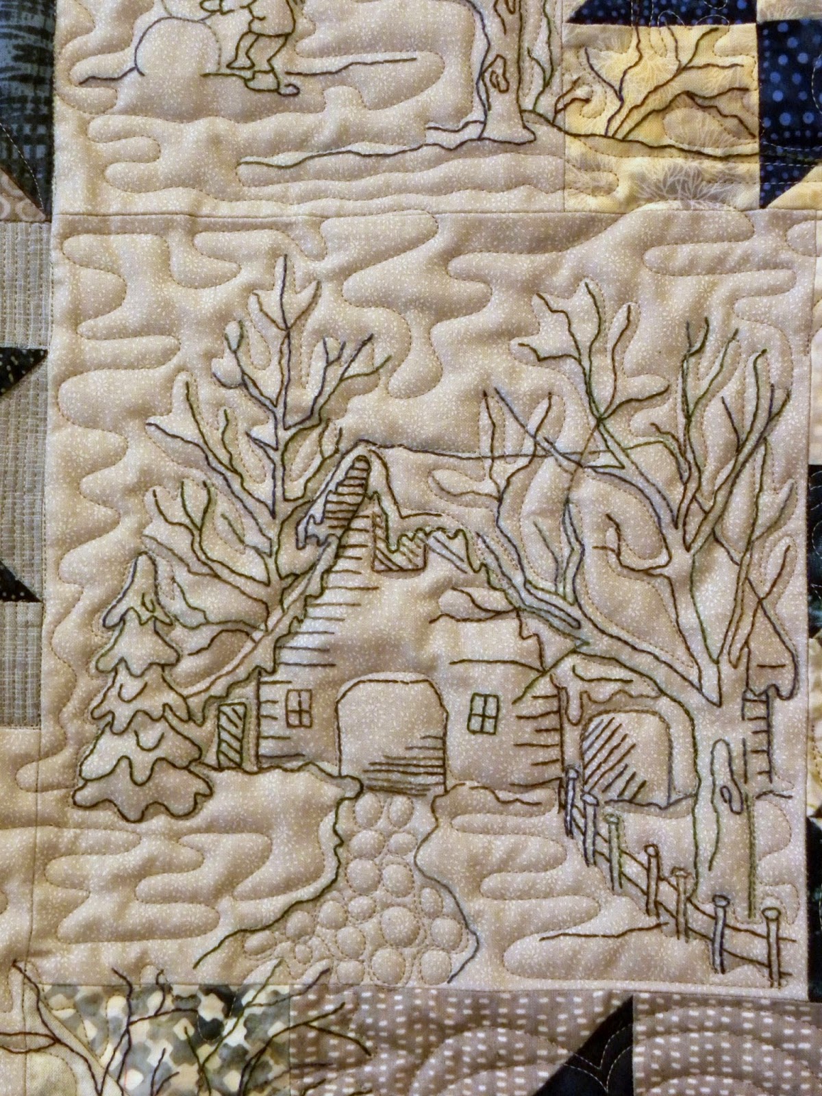 Crazy Horse Quilting: Crabapple Hill's Snow Day's Quilt