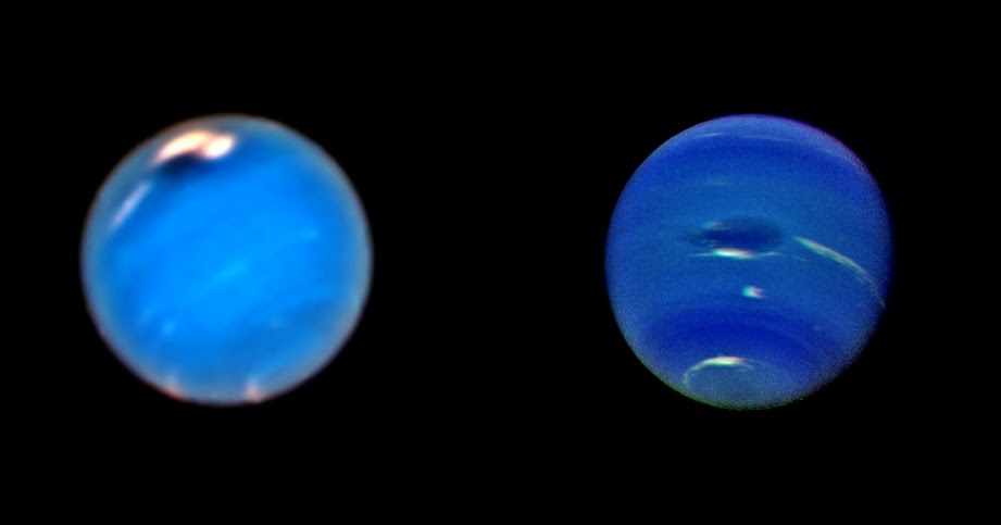 Neptune facts: Neptune's recent "Dark Spots"...observed by Hubble telescope
