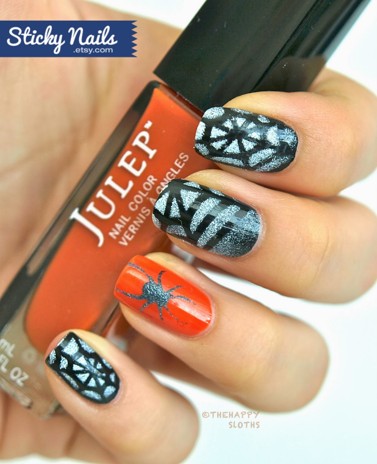 Sticky Nails Spiderwebs & Bats Nail Stencils: Review and Photos | The ...