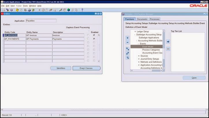 Oracle Applications: Oracle R12 Account Payables Screen Shots