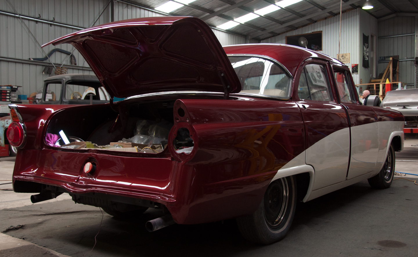 Hodgey's Hot Rods and Customs: '56 Ford Customline