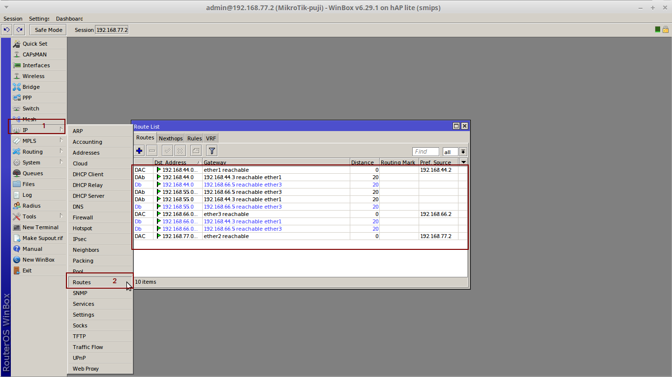 Konfigurasi Routing Protokol BGP Pada Mikrotik - Puji Rahayu