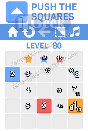 Push The Squares Level 80 ~ Doors Geek