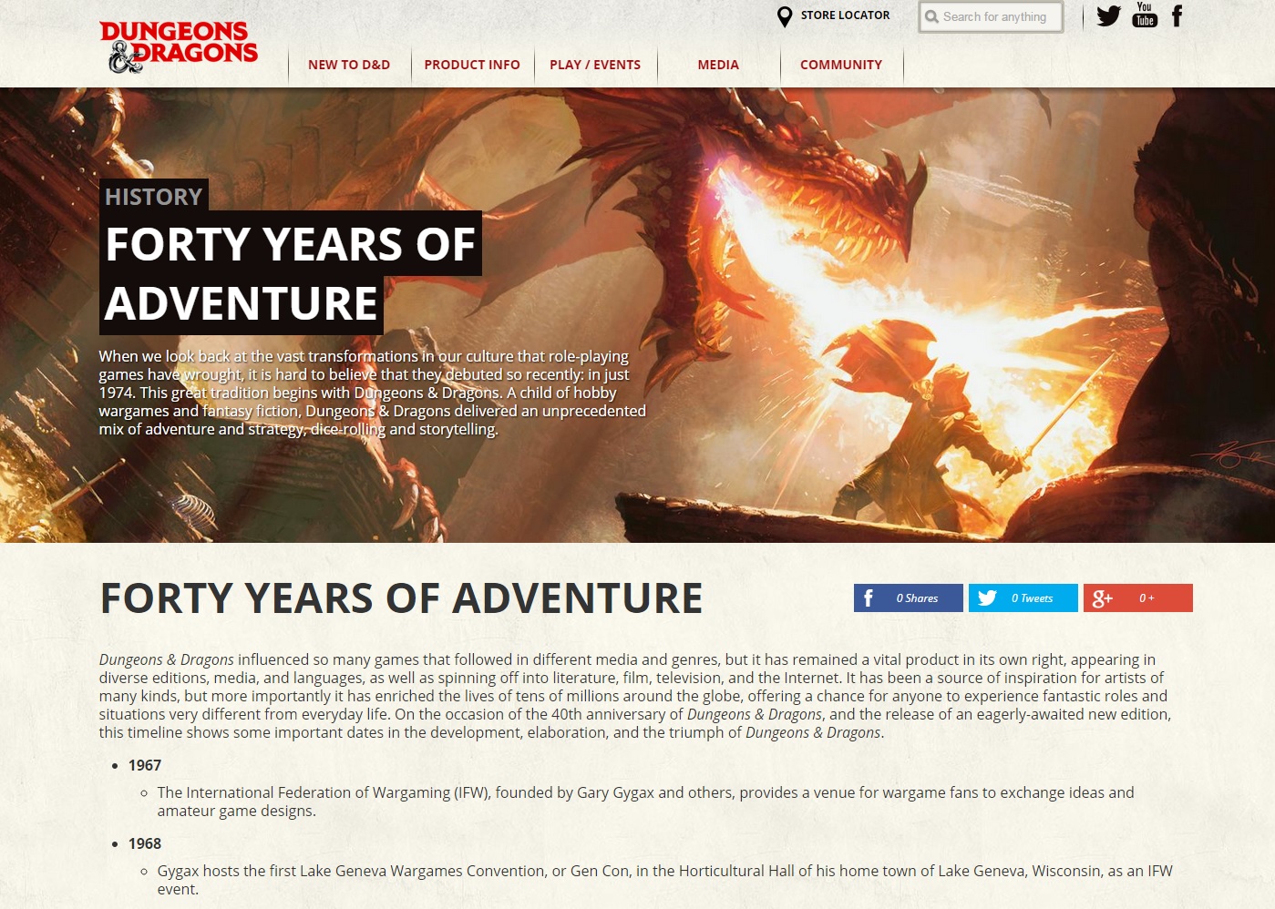 Playing at the World: A New Dungeons & Dragons Timeline