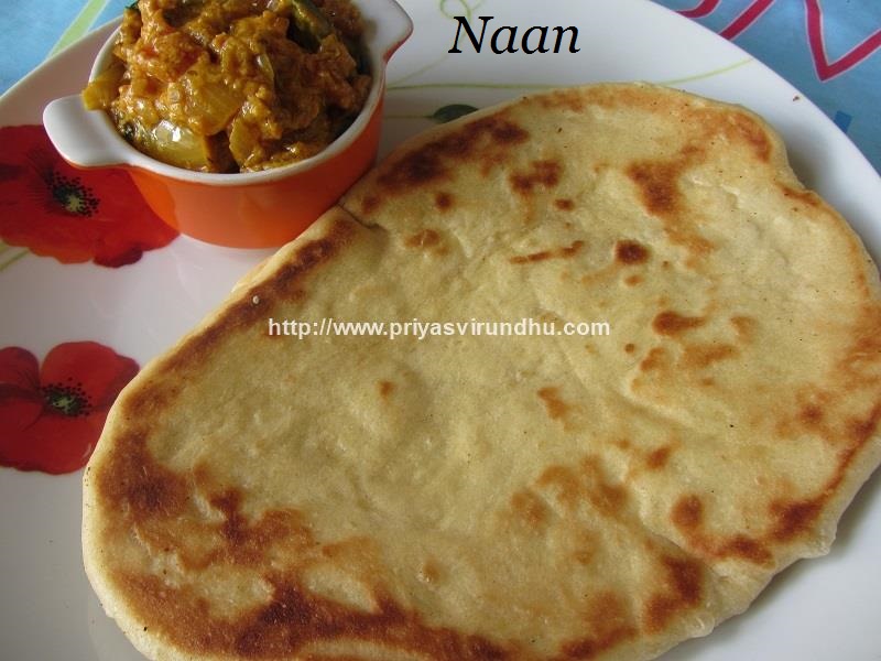 Priya's Virundhu: Naan/How to Make Naan At Home/Naan Recipe [On Stove Top]