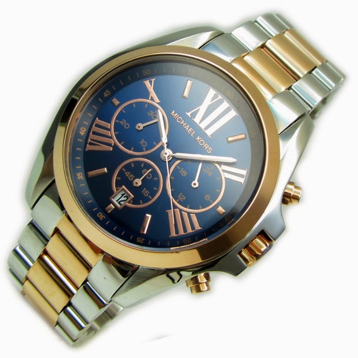 Michael Kors MK5606 Women's Chronograph Bradshaw Two Tone Watch ...