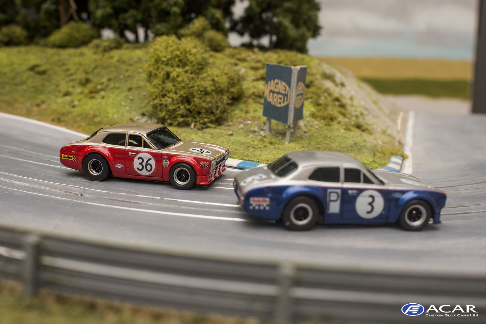 ACAR FOREST HILL - SLOTCAR HO CUSTOM: AFX FORD Escort MK1 TC Slotcar ...