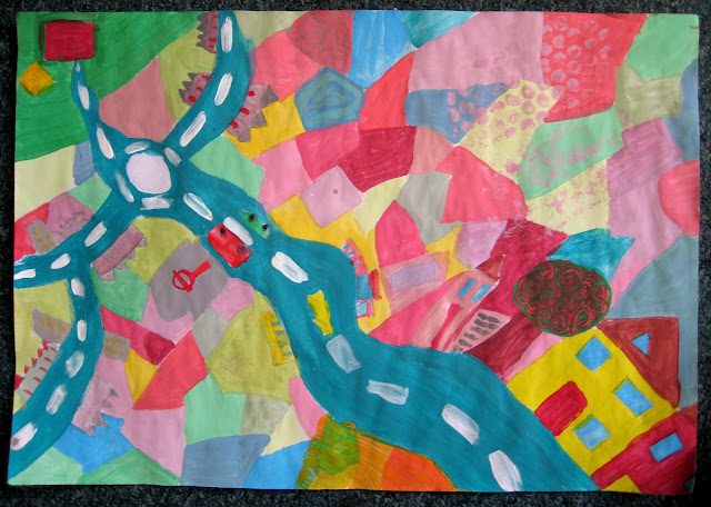 Student Artwork: Year 7 'My Journey to School'