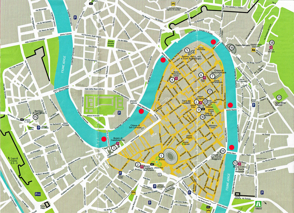 Verona Italy Map
