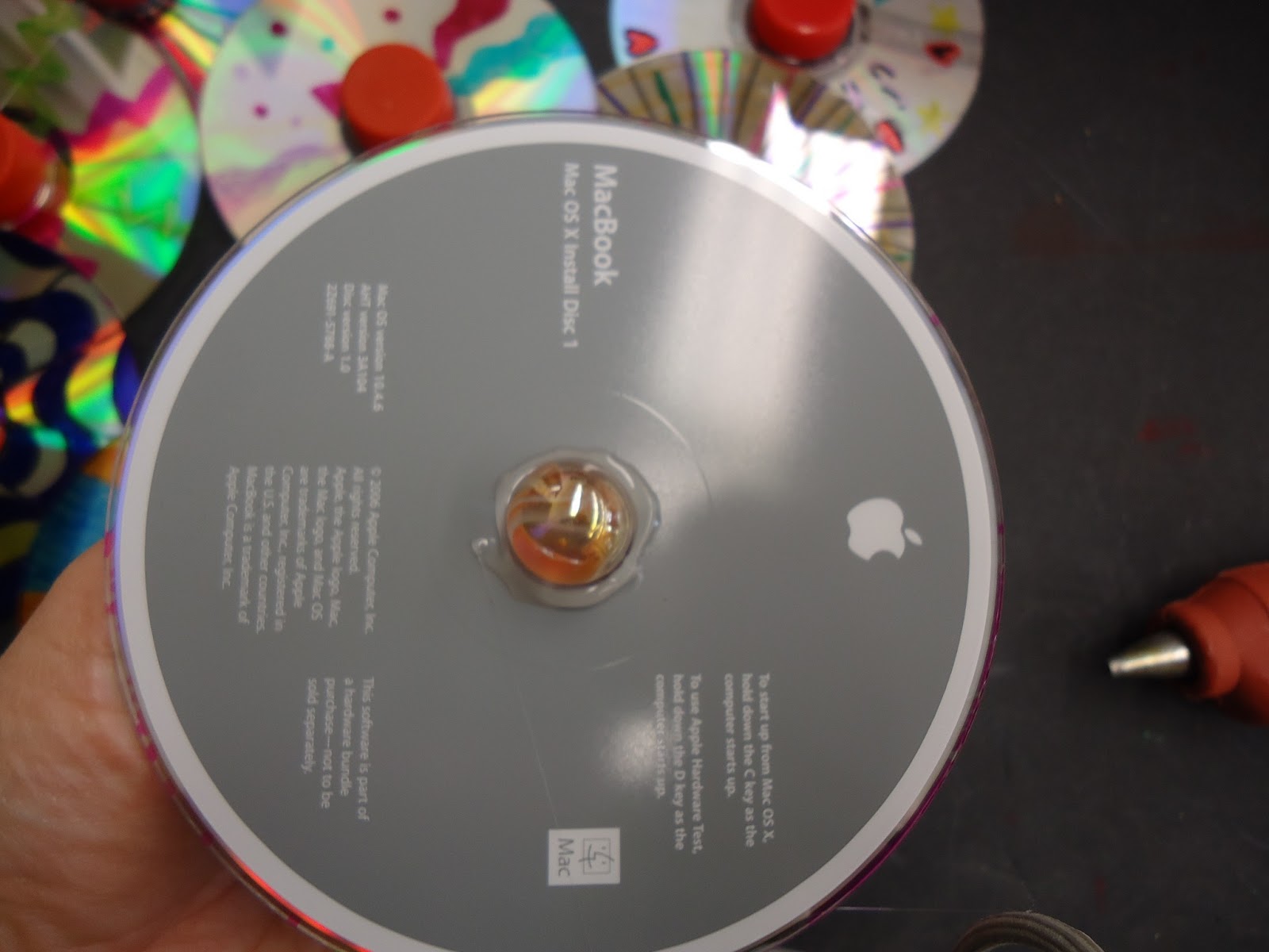 Mini Matisse: Recycle: Spinning CD