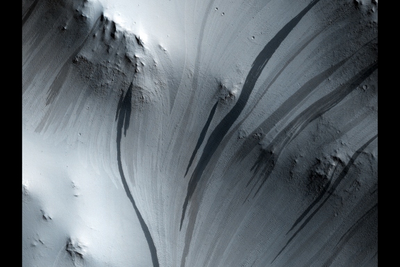 Suburban spaceman: Arabia Terra in the northern highlands of Mars