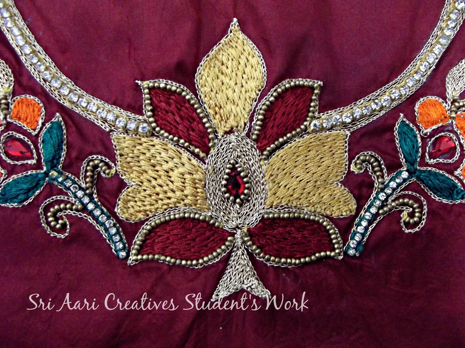 SRI AARI CREATIVES: Sri Aari Creative's Students' Work