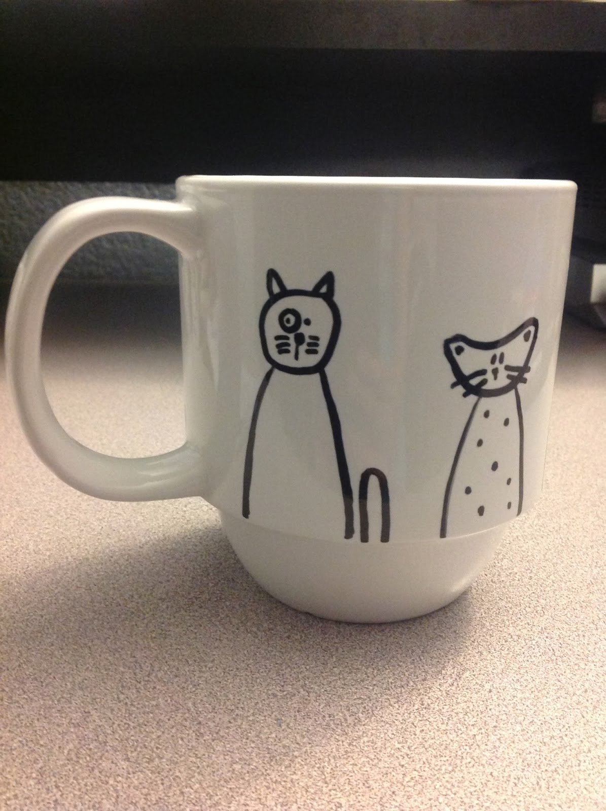 simply inter nos: DIY | CAT MUG