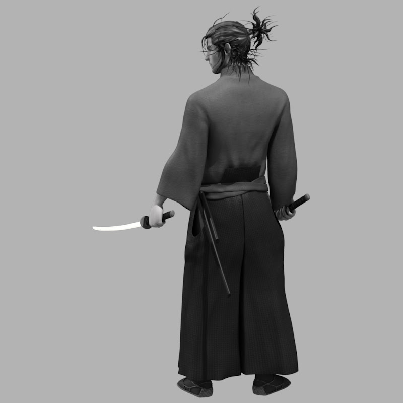 3D Modeler Jin H Kim: Miyamoto Musashi