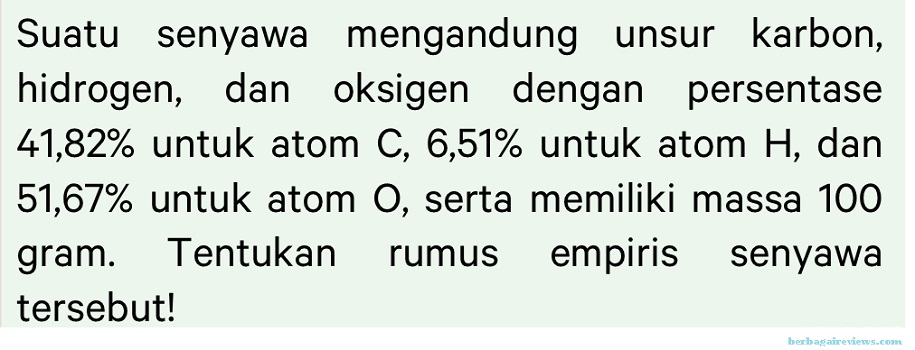 Perbedaan Rumus Molekul Dan Rumus Empiris Perbedaan Rumus Molekul Dan Rumus Empiris