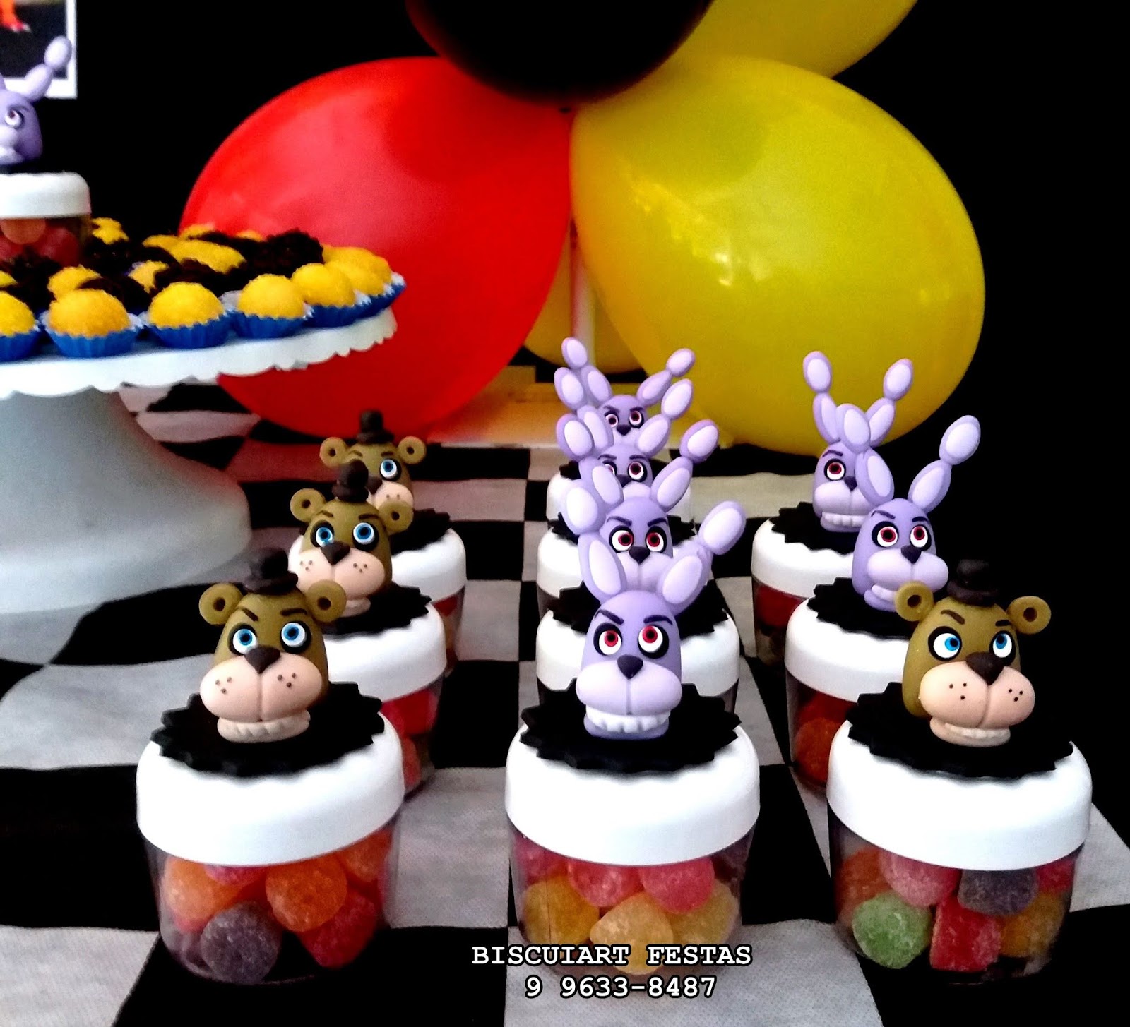 Biscuiart Festas Decora o Five Nights At Freddy s Fnaf Bolo Five Biscuiart Festas Decora o Five Nights At Freddy s Fnaf Bolo Five