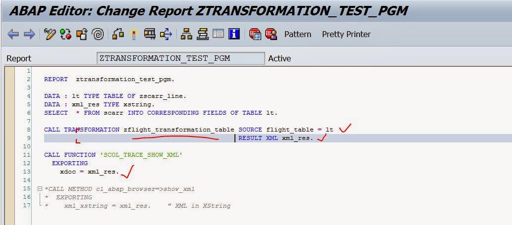 TECHSAP : Simple Transformation of Internal Table Using Tx- XSLT_TOOL / STRANS ( ABAP-> XML)