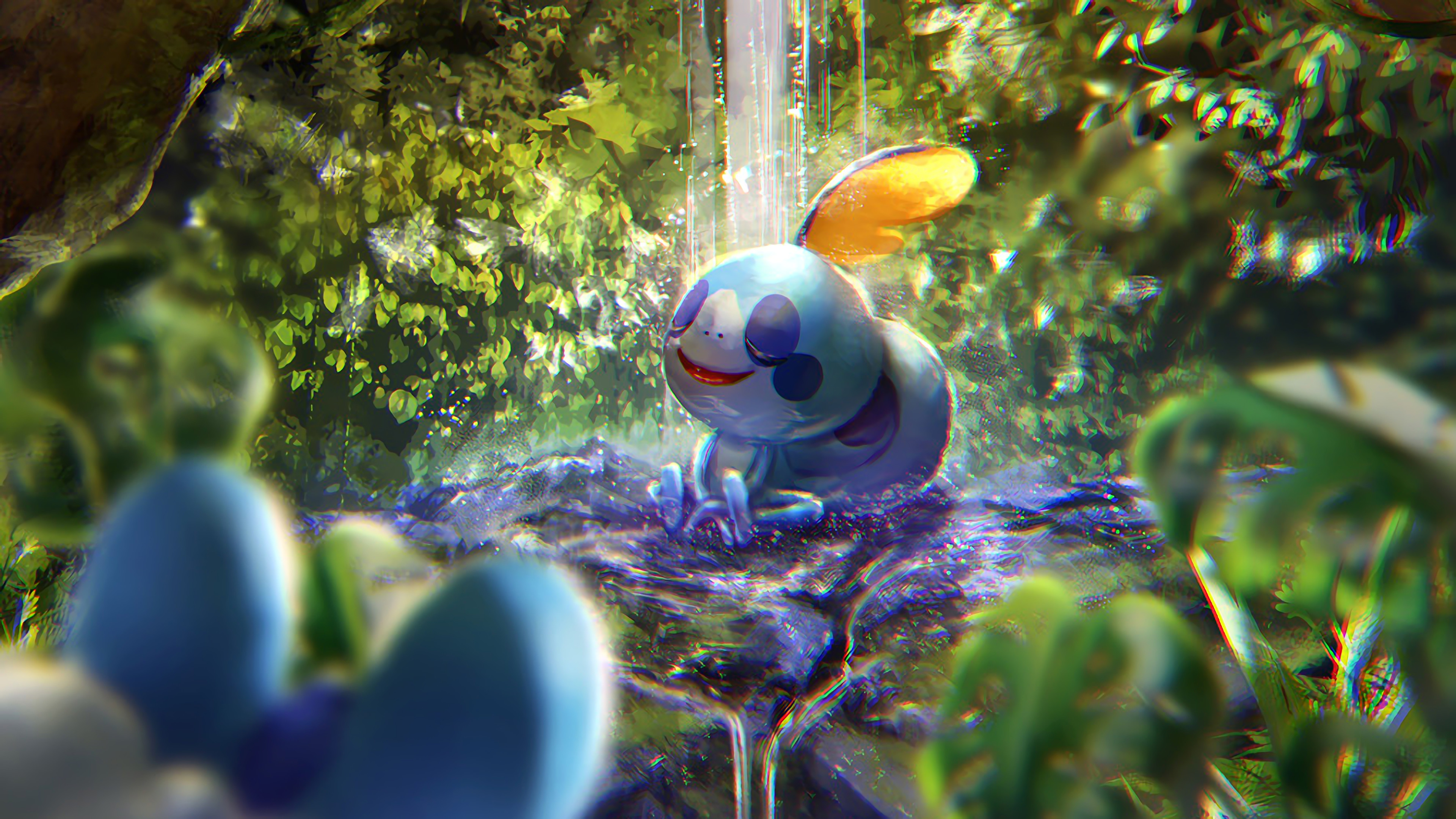 Sobble, Pokemon Sword and Shield, 4K, #71 Wallpaper PC Desktop