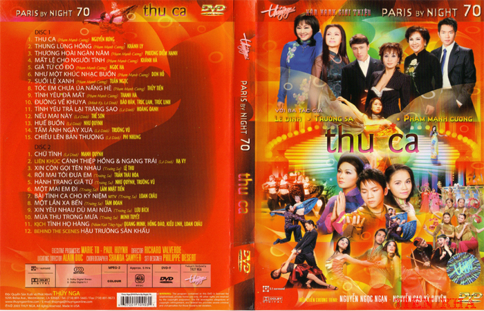 Thúy Nga Video 87 - Paris By Night 70 (Thu Ca) (VHS) (DVD) ~ Cover Nhạc ...