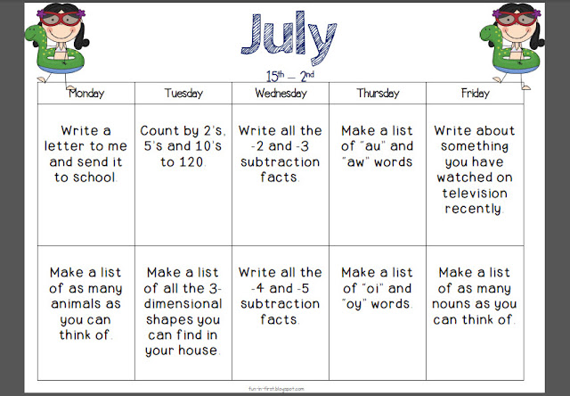 Panther Parent Blog: Summer Activities to Keep Your Kids from Back Sliding!