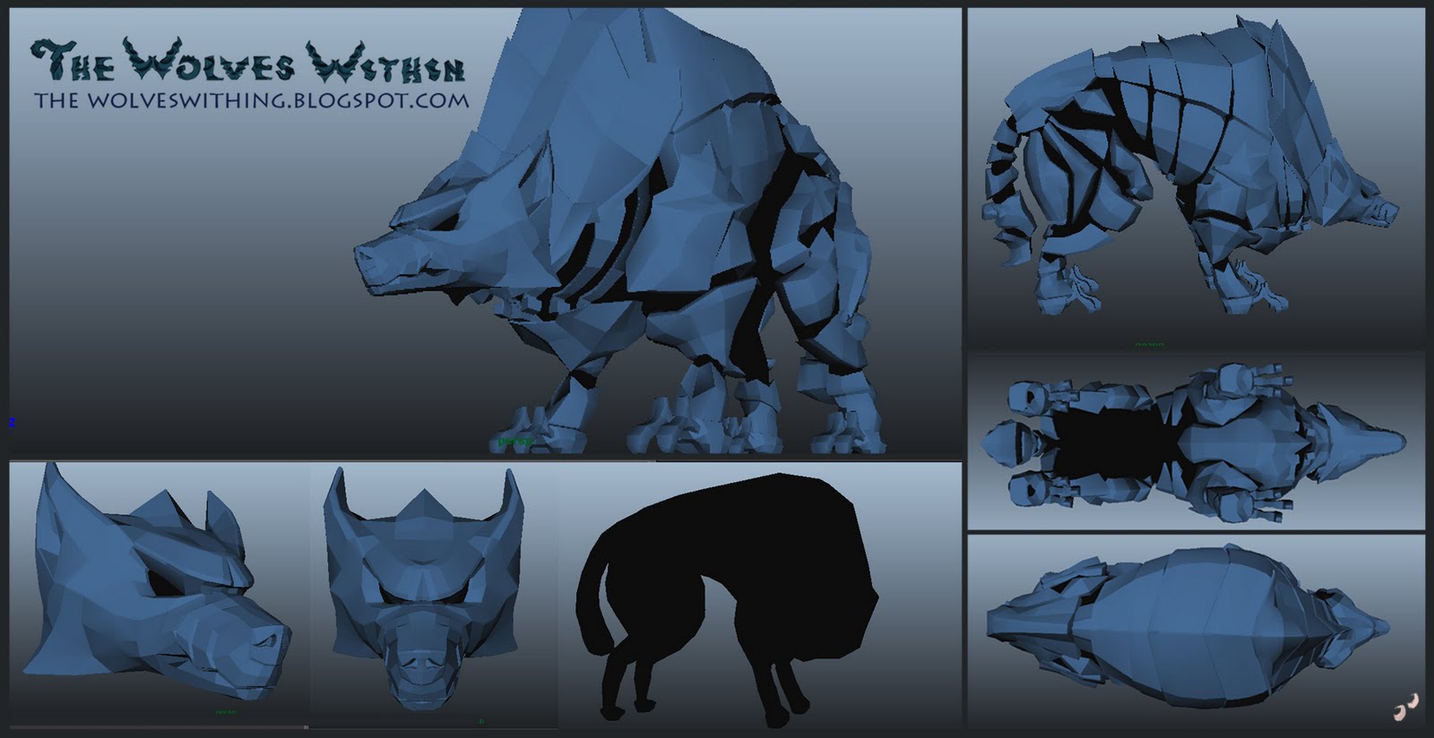 The Wolves Within: Evil Wolf Model
