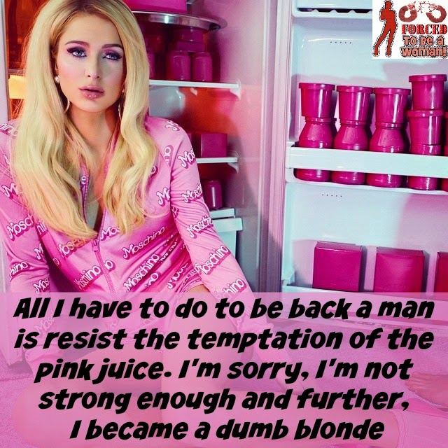 Tg Captions And More It Is Hard To Resist The Temptation Of The Pink Juice