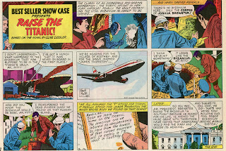 Clive Cussler Book Collecting: Raise the Titanic "TRIB" Comic Strip