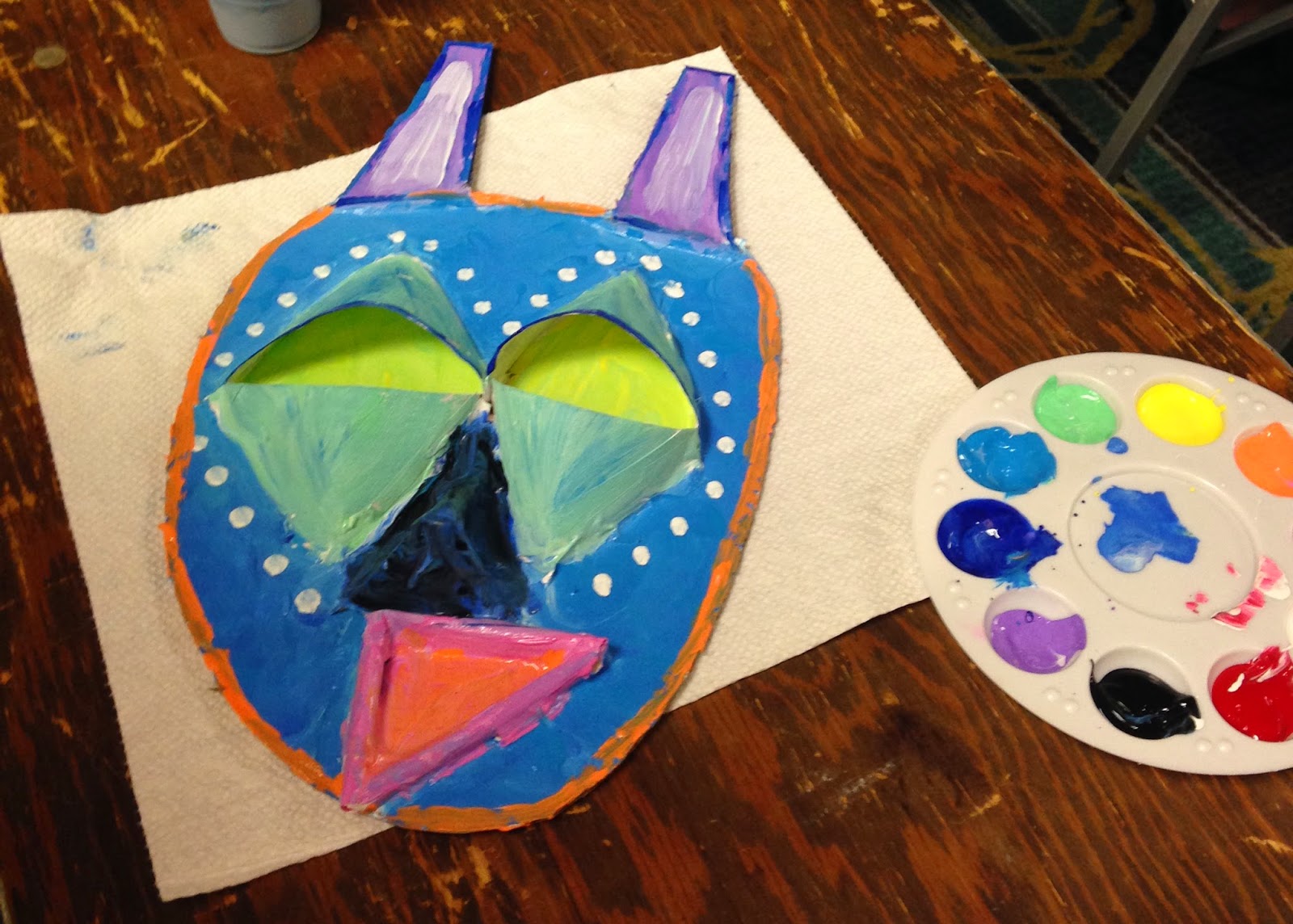 Art Room Blog: Mask Making workshop...