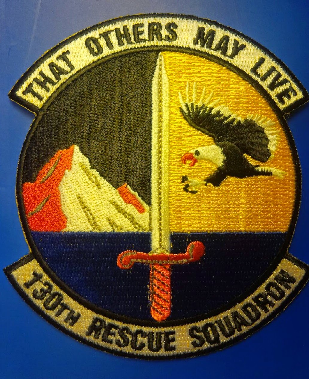 THE USAF RESCUE COLLECTION: USAF 130th RQS Patches