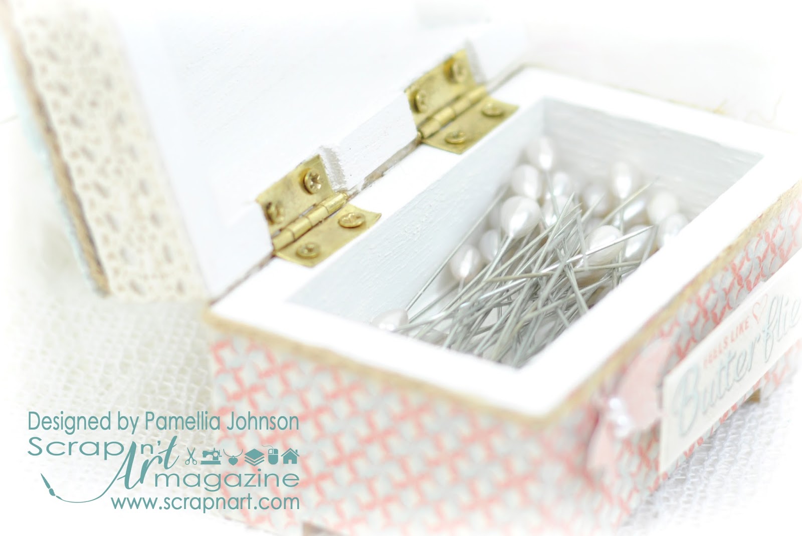 My Little Craft Things: Decorative Pin Box with Video