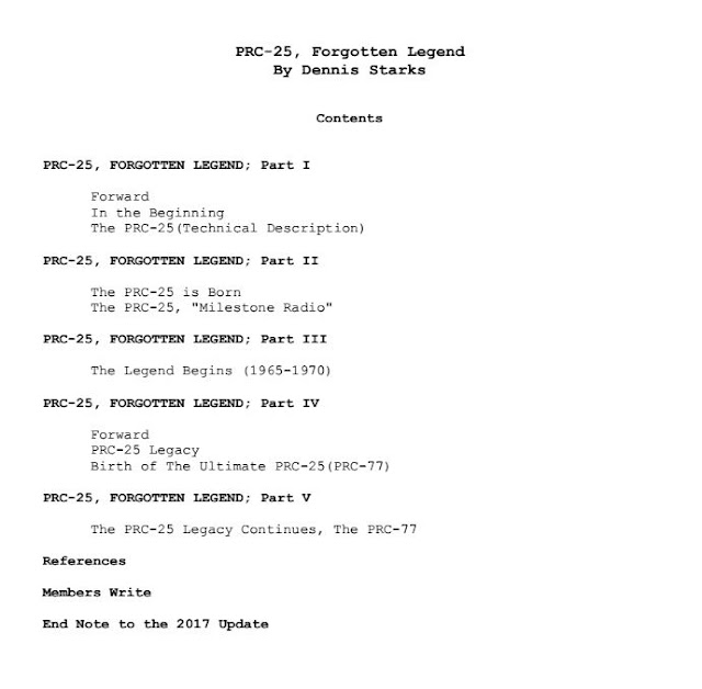 PRC-77: Early History of the PRC-25 and -77