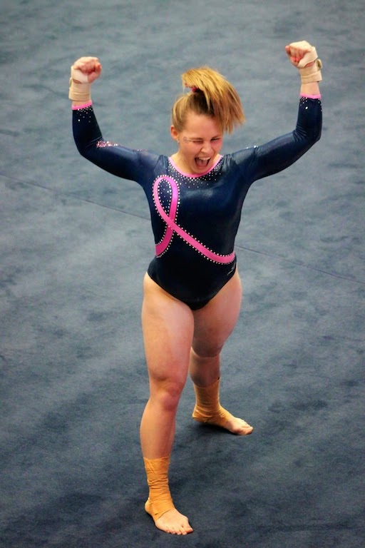 GW Gymnastics Ties Season-High Score in Pink Meet Win - DC Outlook