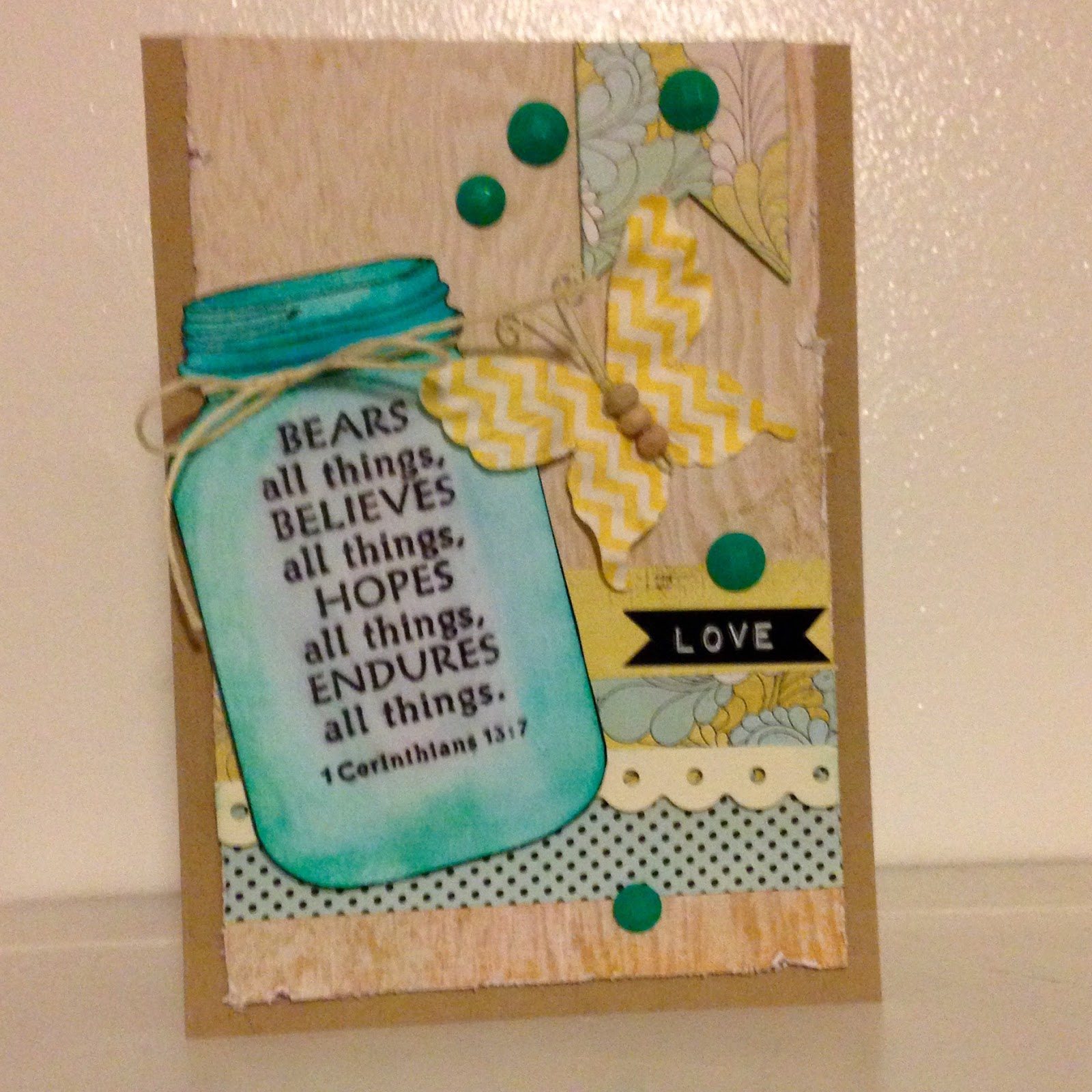 SewPaperPaint: Free Printable Mason Jar Card