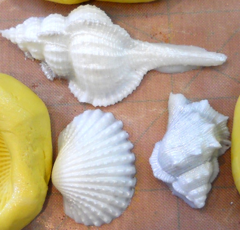 Faerie * Dust * Dreams: Amazing Mold Putty - Sea Shell Magnets