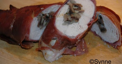 ganske enkelt: Fyllt kyllingfilet i seranoskinke