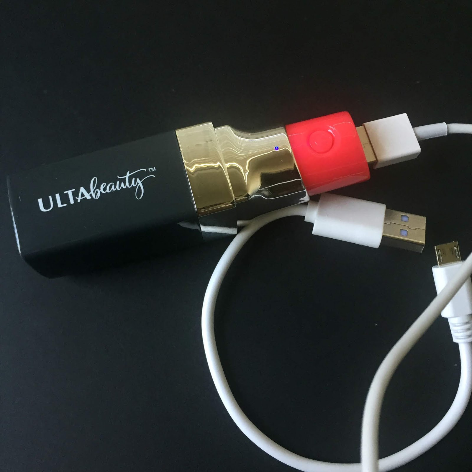 Ulta Beauty Lipstick Beauty Smarts USB Charger Review | A Very Sweet Blog
