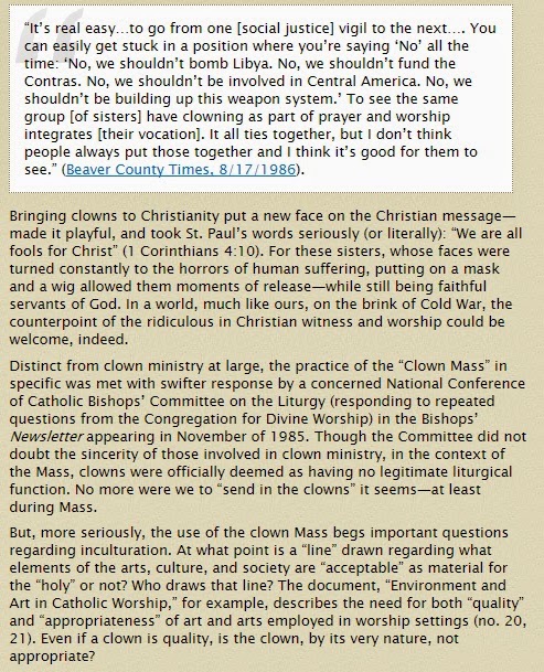 The Pinoy Catholic: CLOWN MASS