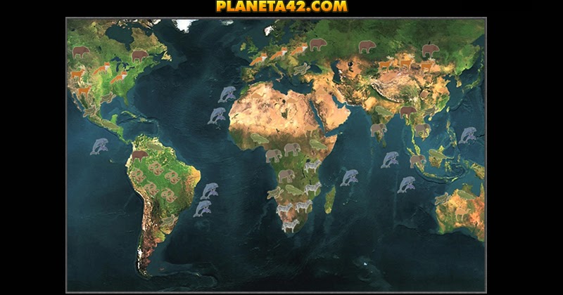 Electronic Game School: World Fauna Map Explorer